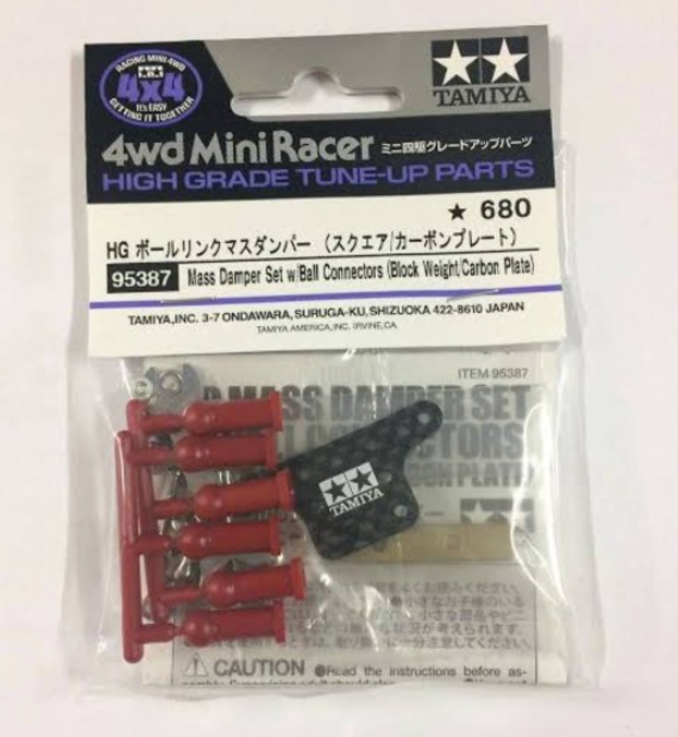 Tamiya 95387 Carbon Mass Damper Set – Totara Hobbies Limited