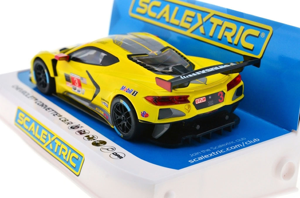 Scalextric C4246 Chevrolet Corvette C8R - Yellow – Totara Hobbies Limited